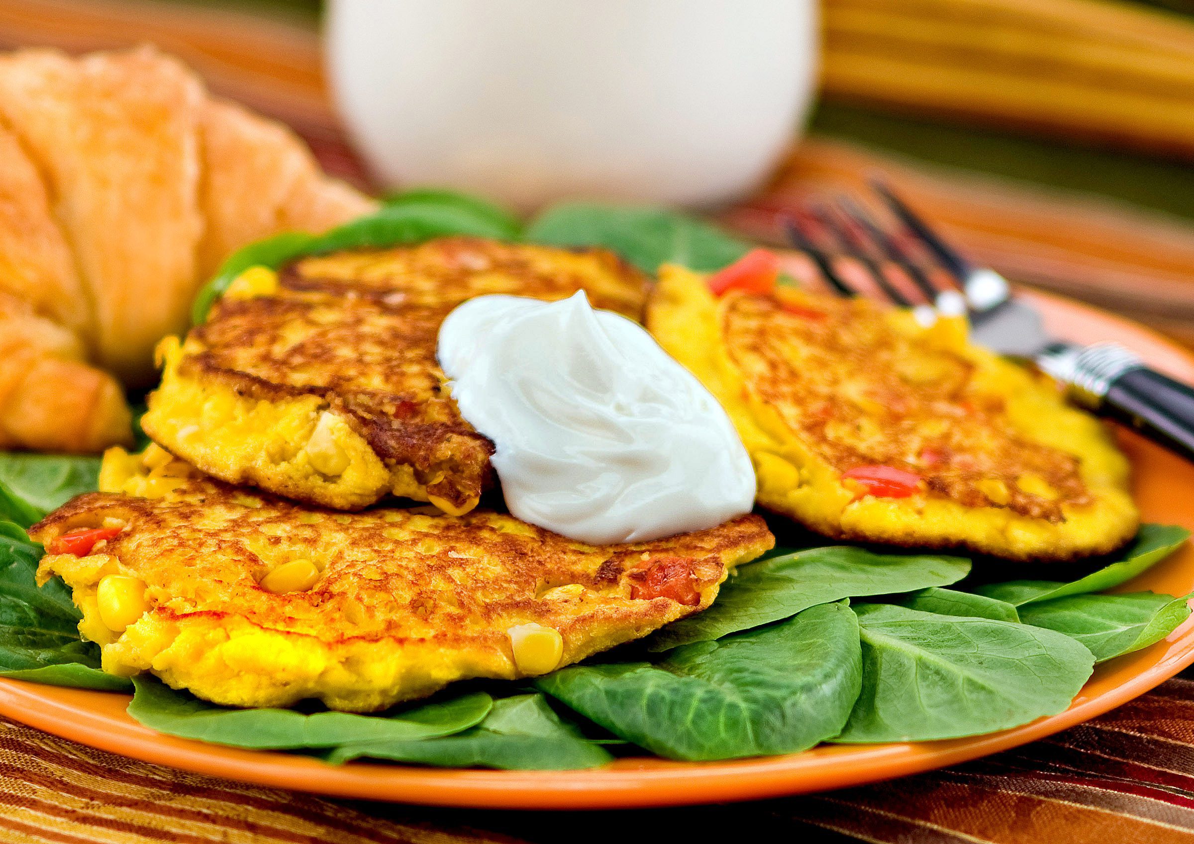 Hot-Off-The-Griddle Corn Cakes - Libby's Vegetables