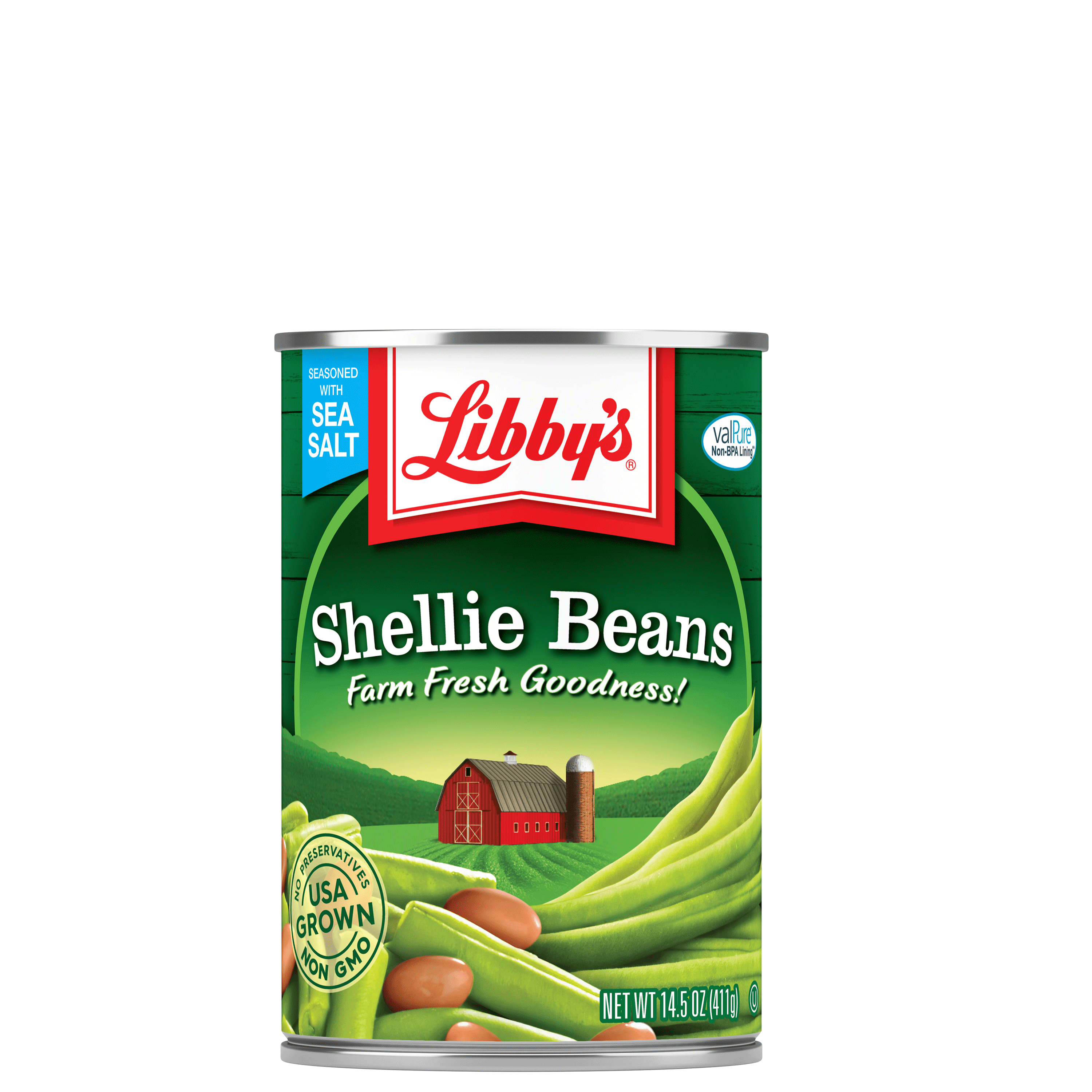 Shellie Beans 14.5 oz - Libby's Vegetables