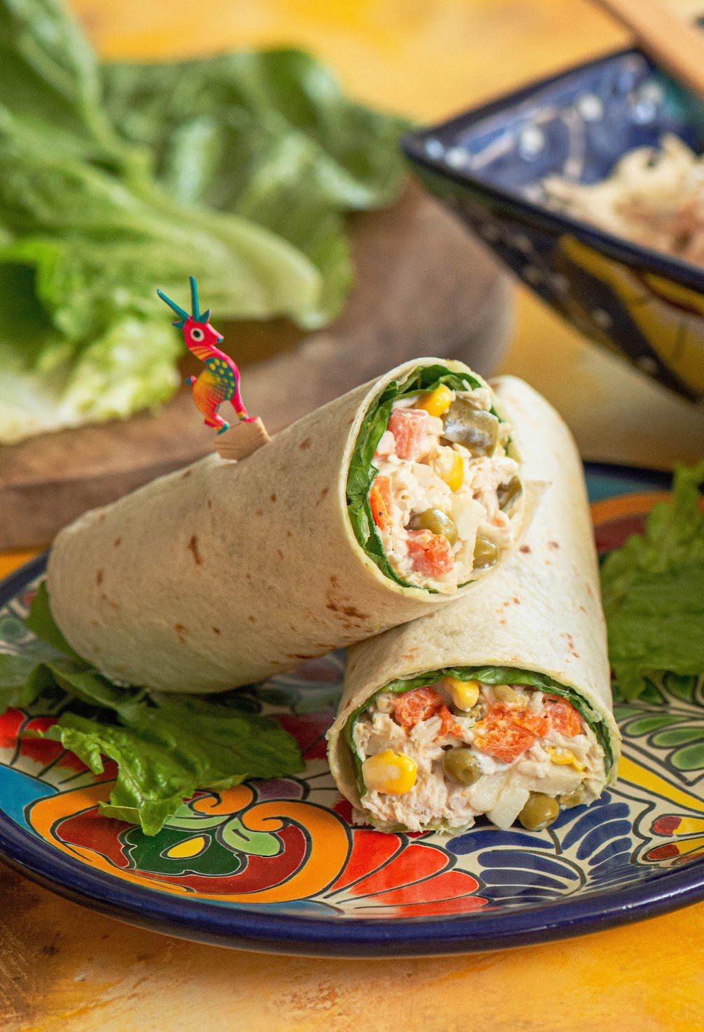 Mexican Chicken Salad Wrap - Libby's Vegetables