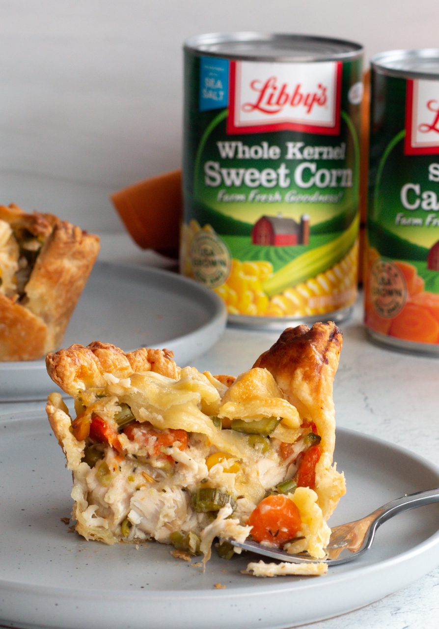 Puff Pastry Mini Turkey Pot Pies - Libby's Vegetables
